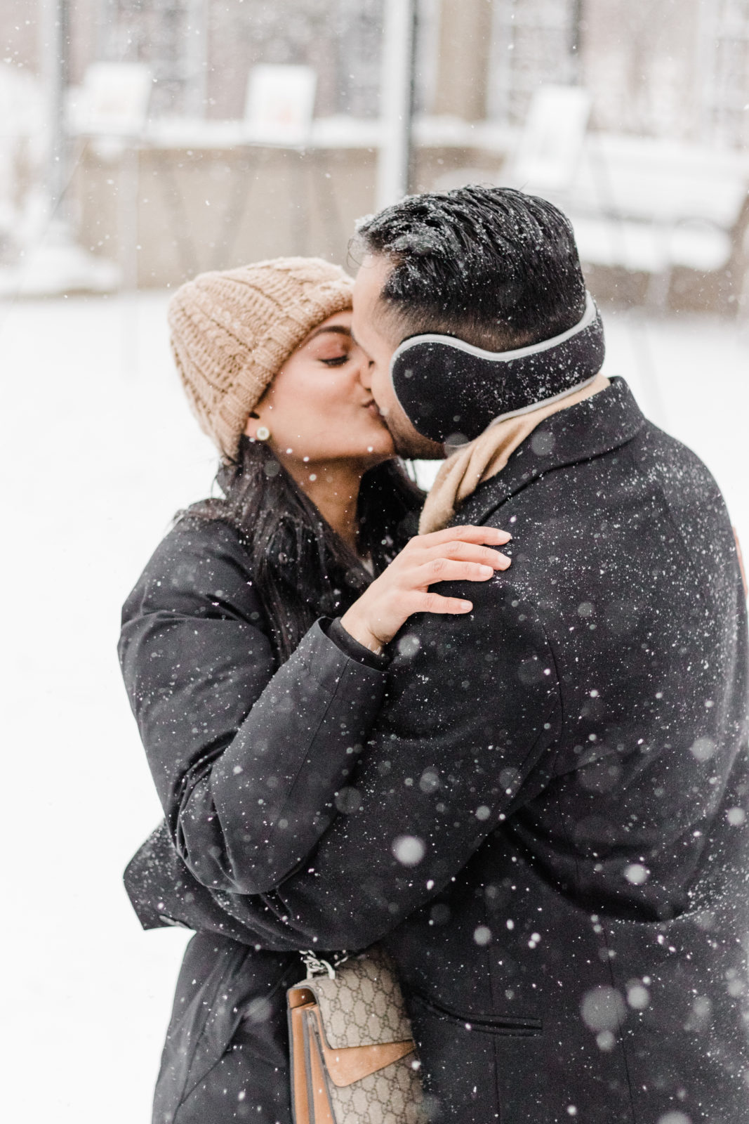 Magical Winter Proposal in Chicago - janetdphotography.com