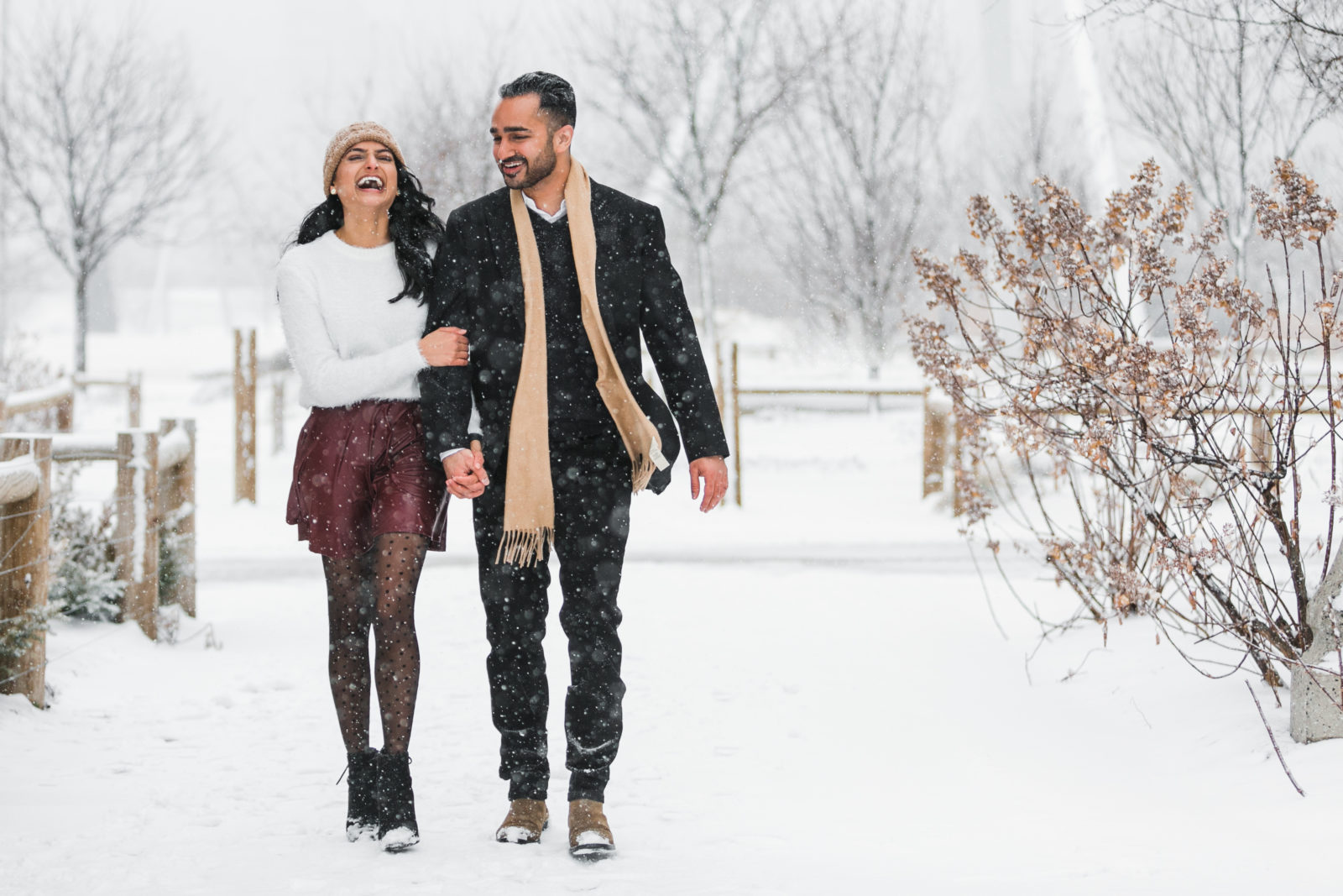 Magical Winter Proposal in Chicago - janetdphotography.com