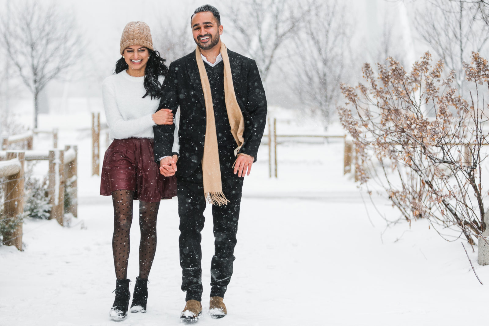 Magical Winter Proposal in Chicago - janetdphotography.com