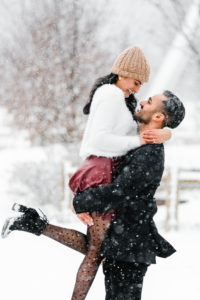 Magical Winter Proposal in Chicago - janetdphotography.com