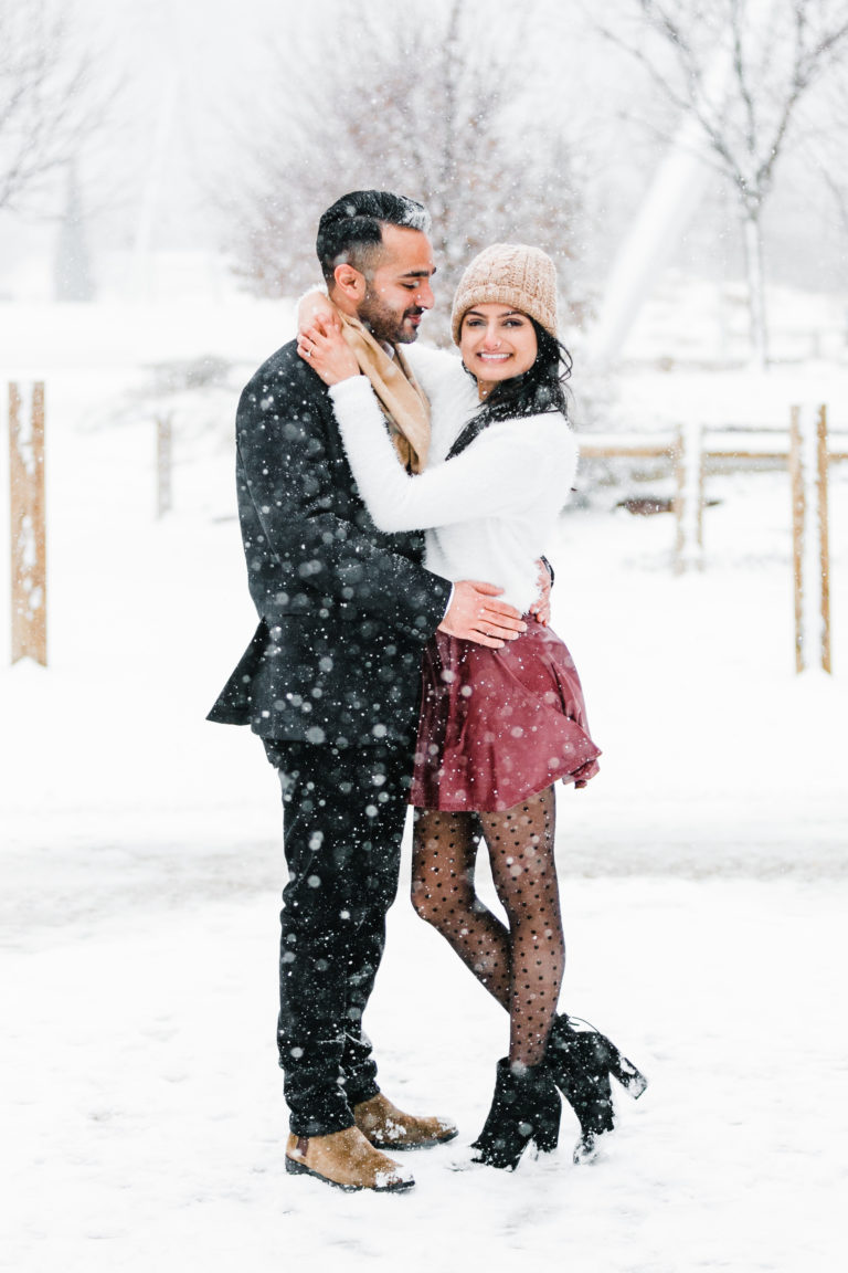 Magical Winter Proposal in Chicago - janetdphotography.com