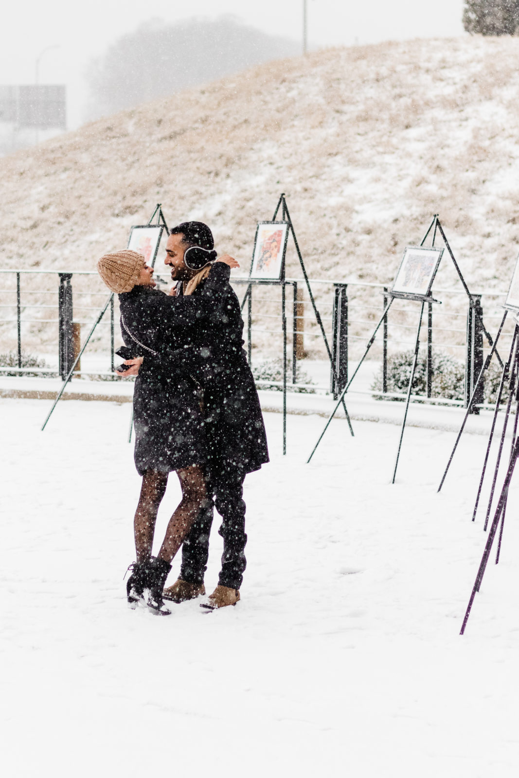 Magical Winter Proposal in Chicago - janetdphotography.com