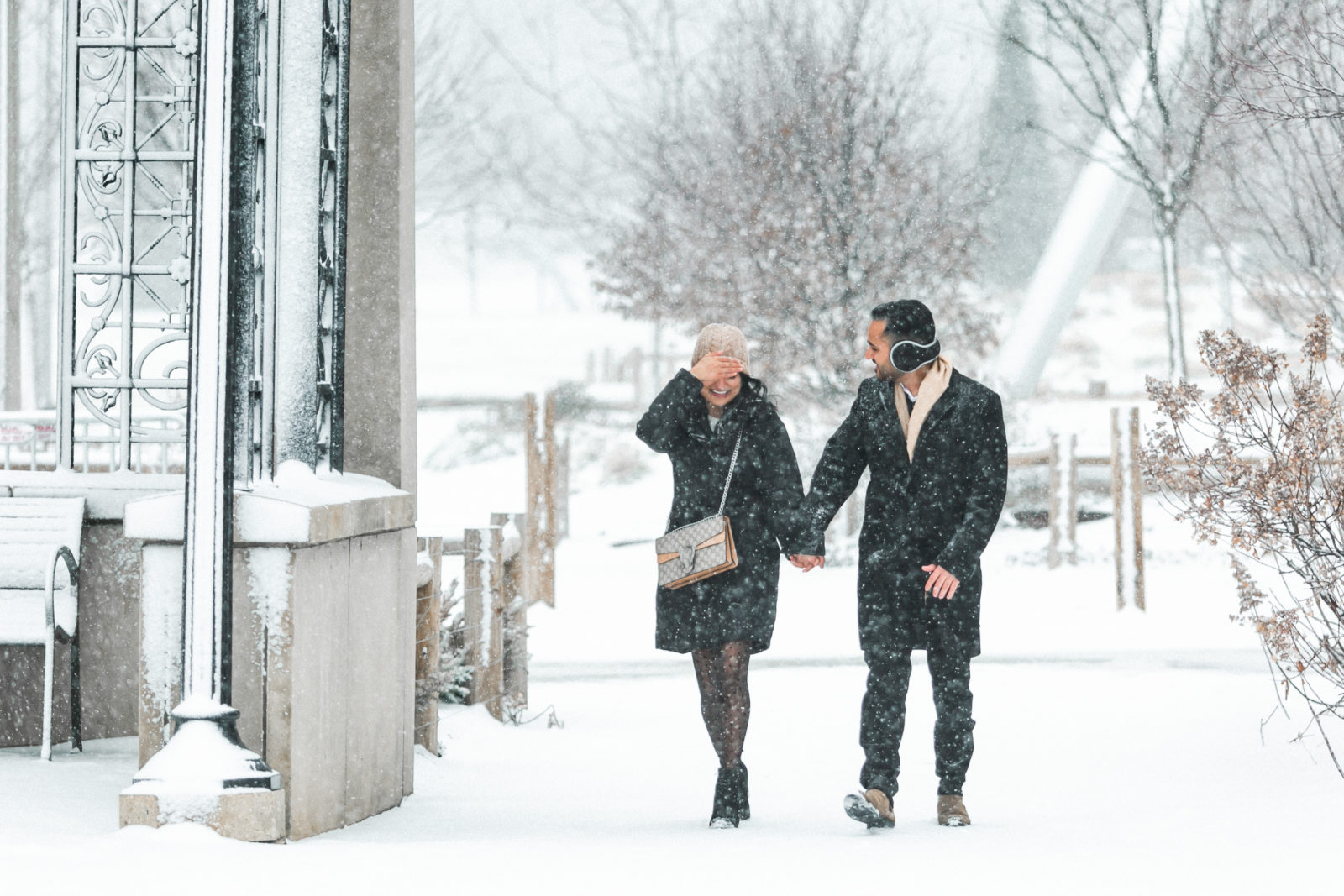 Magical Winter Proposal in Chicago - janetdphotography.com