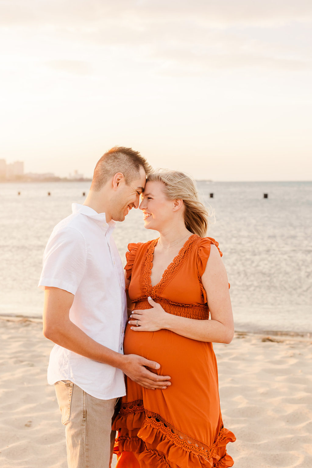 Sunset Beach Maternity Shoot - janetdphotography.com