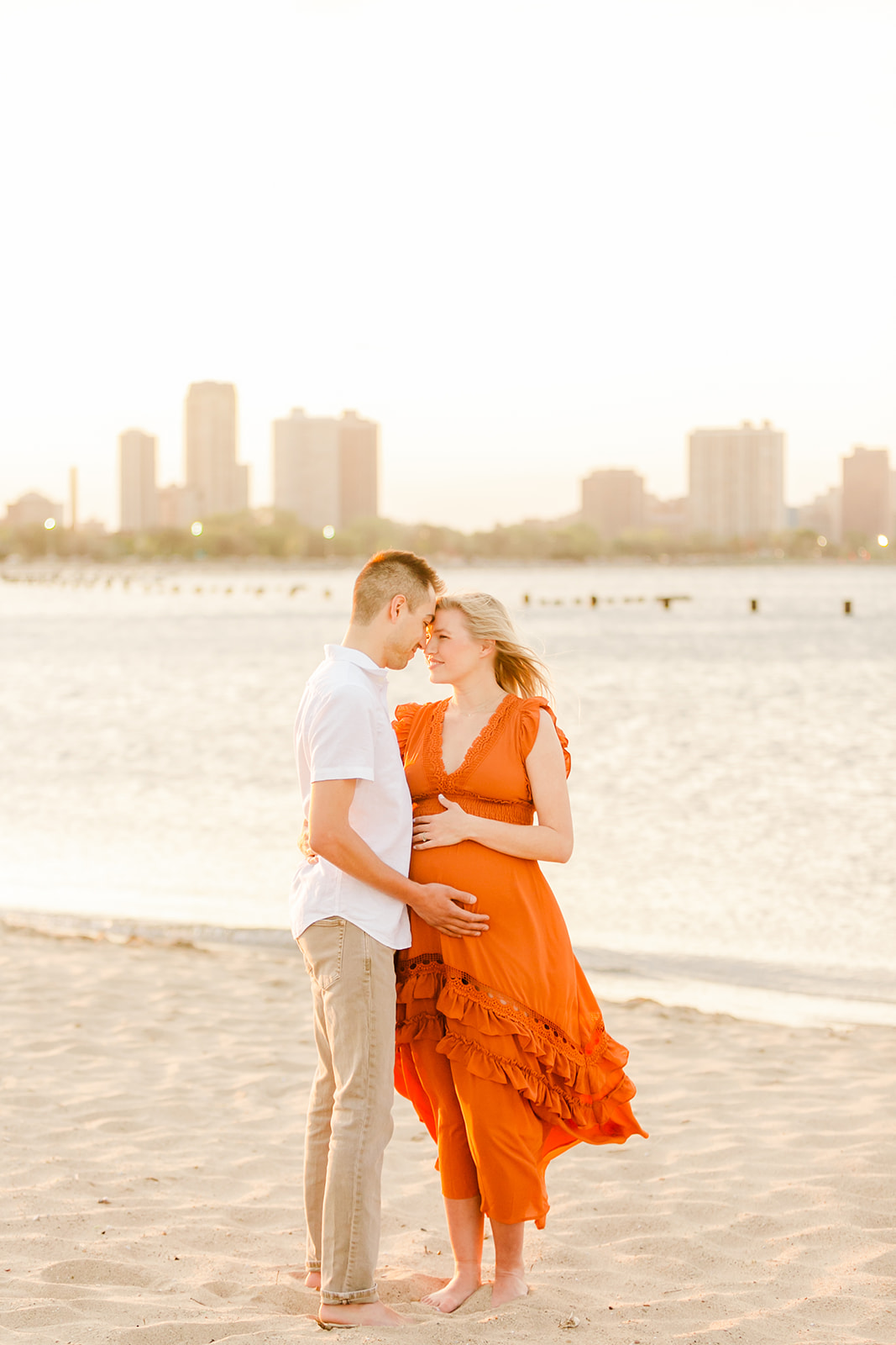 Sunset Beach Maternity Shoot - janetdphotography.com